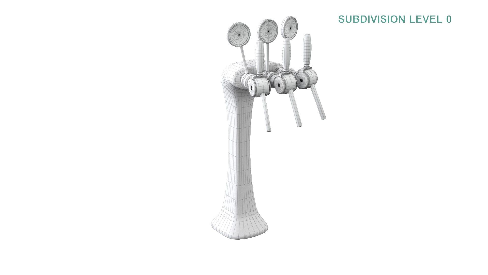 3D Beer Tap model - TurboSquid 1780354