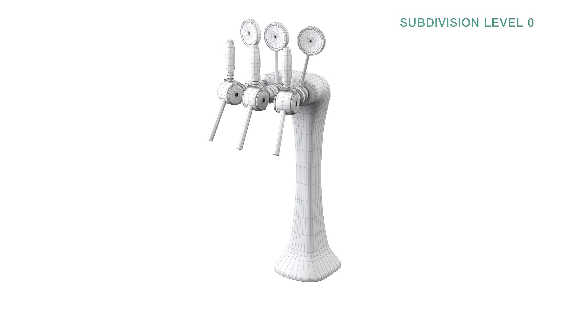 3D Beer Tap model - TurboSquid 1780354