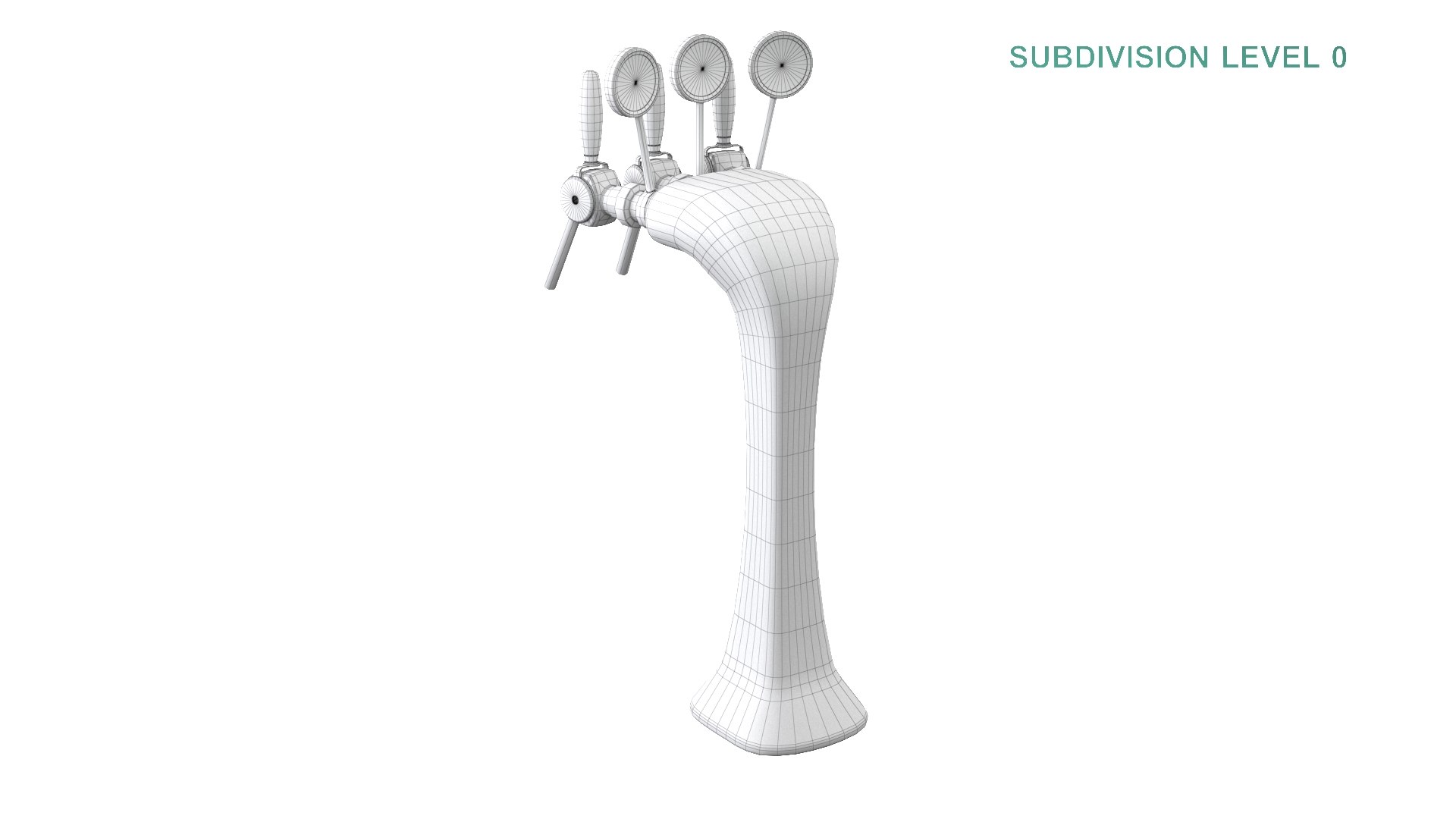 3D Beer Tap model - TurboSquid 1780354