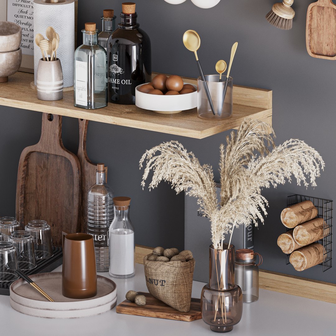 10 kitchen accessories collection vol 4 3D model - TurboSquid 2002234