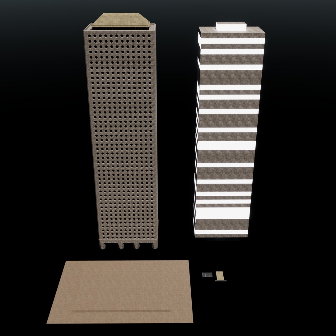 Jardine House Hong Kong 3D Bulding 3D Model - TurboSquid 2277073