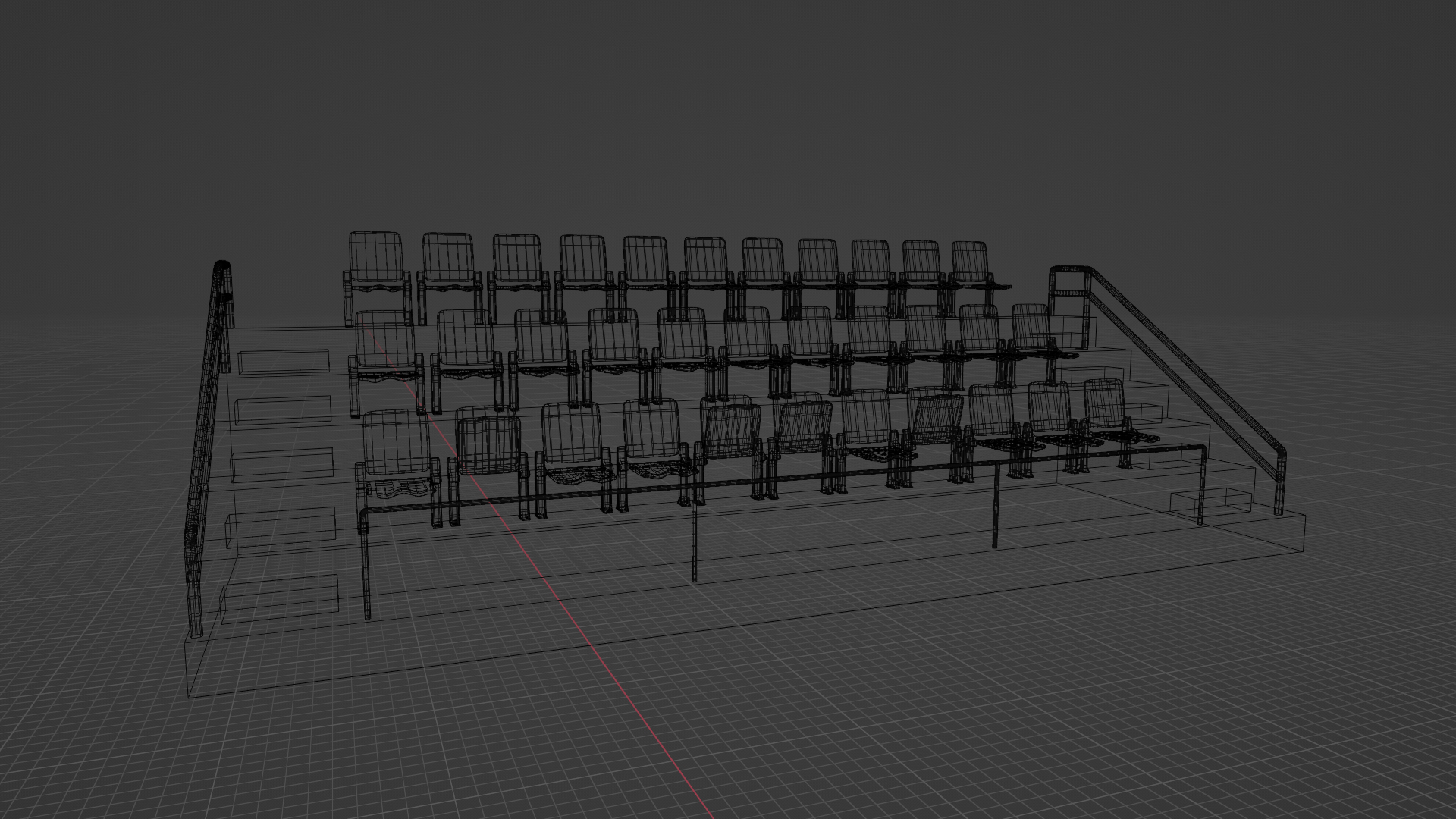 Free Stadium Seating 3D model - TurboSquid 1903570