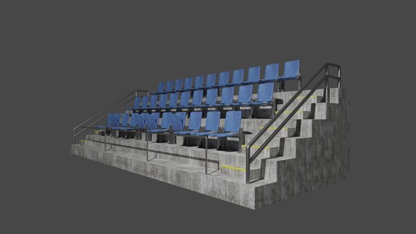 Free Stadium Seating 3D model - TurboSquid 1903570