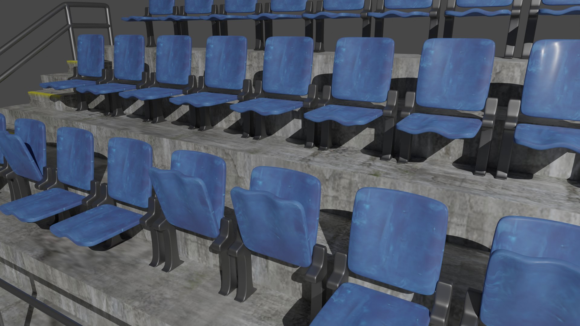 Free Stadium Seating 3D Model - TurboSquid 1903570