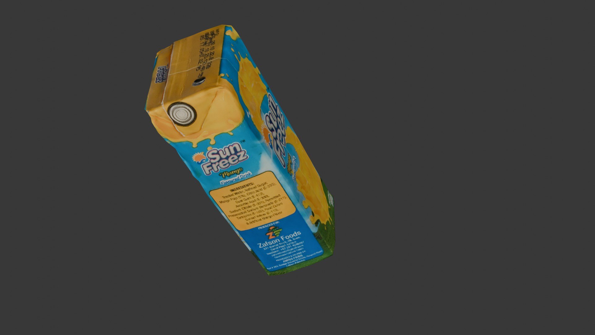 Mango Juice Box 3D Scan 3D Model - TurboSquid 2408411