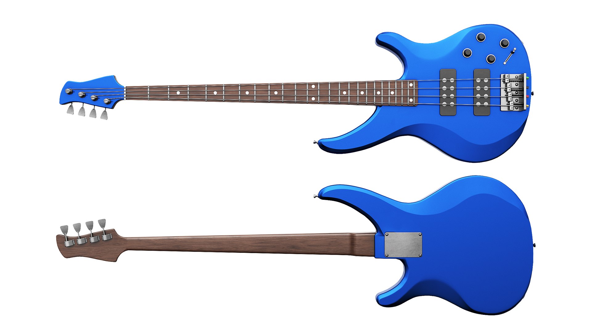 3D Bass Guitar Part 3 - TurboSquid 1894678