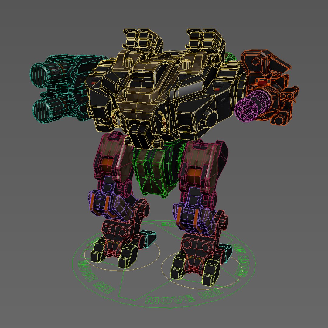 3D Model Sf Mecha - TurboSquid 1396624