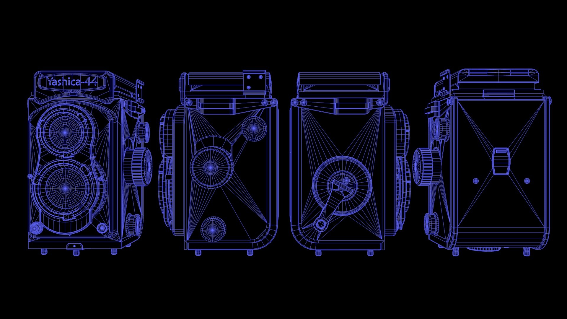 Yashica 44 3D Model - TurboSquid 1730770