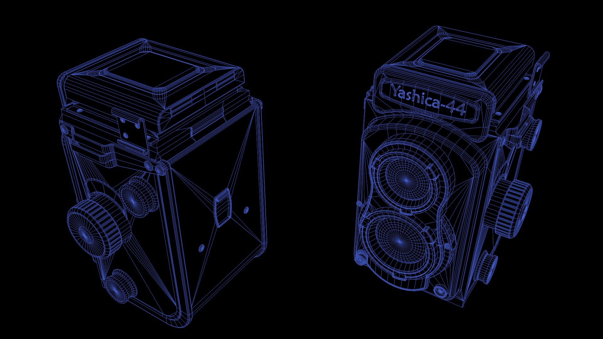 Yashica 44 3D Model - TurboSquid 1730770