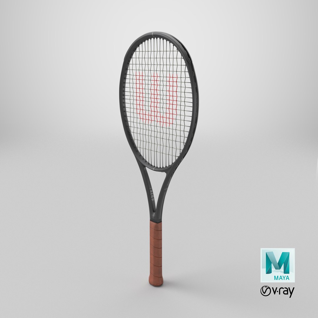 Free 3D Model Tennis Racket 3D Model Realistic Sports Asset ...