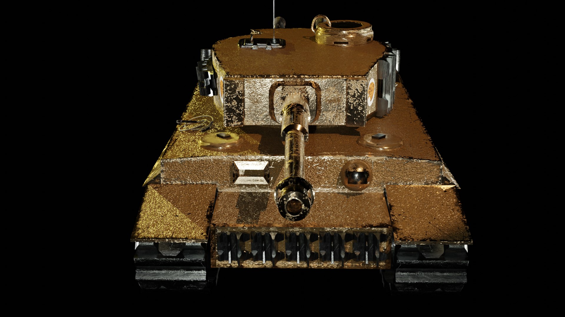 TIger Tank Model - TurboSquid 2221589