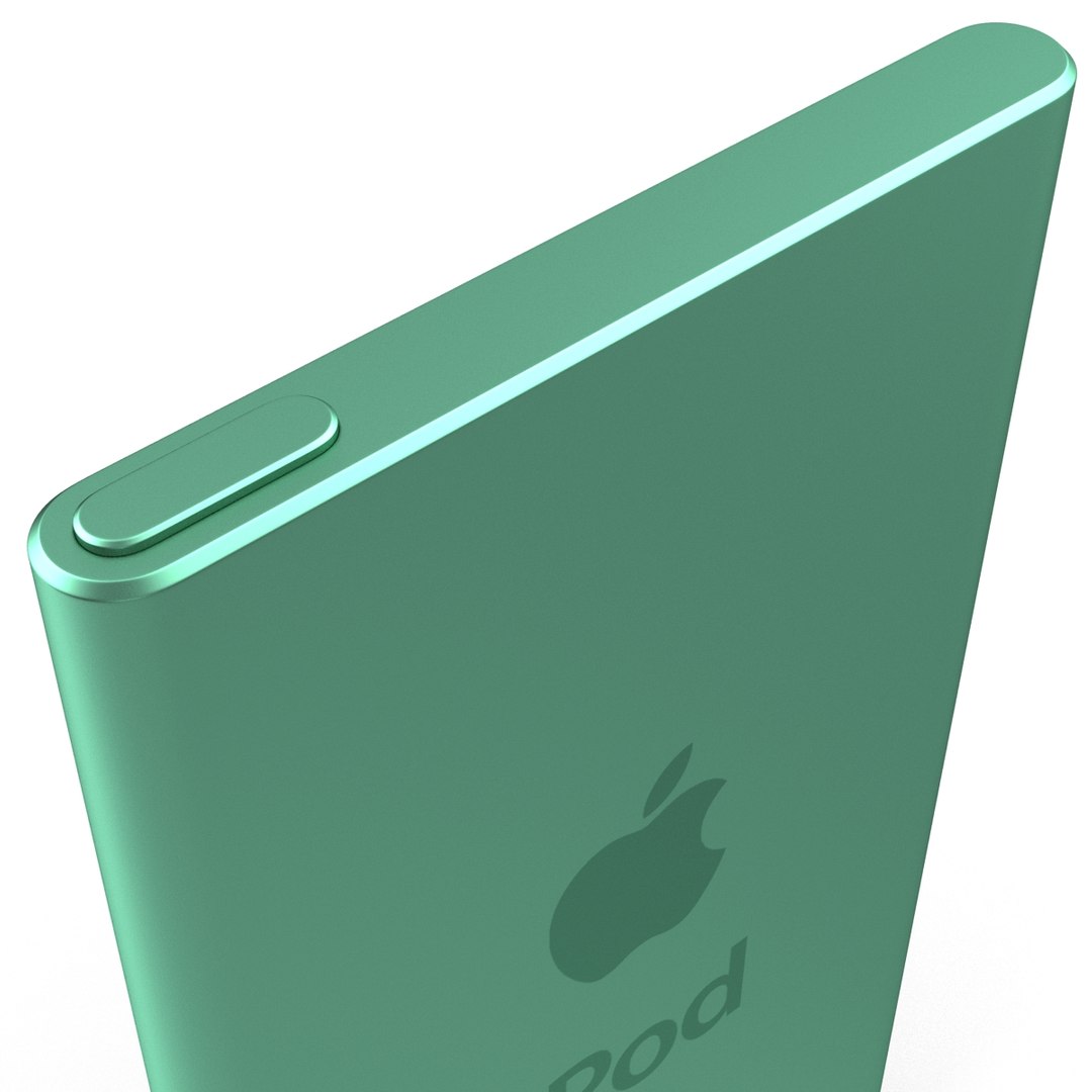 3d Ipod Nano Green Model