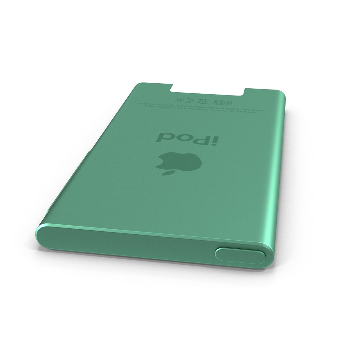 3d Ipod Nano Green Model