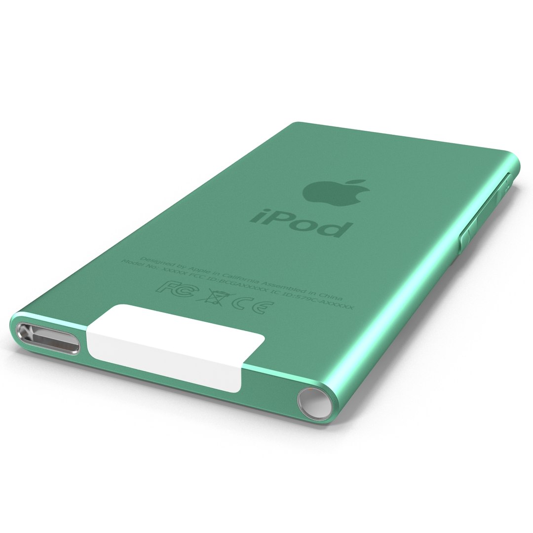 3d Ipod Nano Green Model