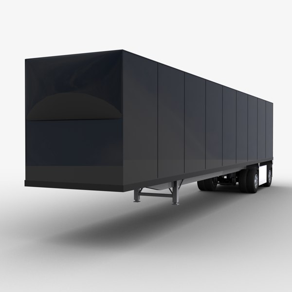トレーラー3Dモデルダウンロード用。TurboSquid