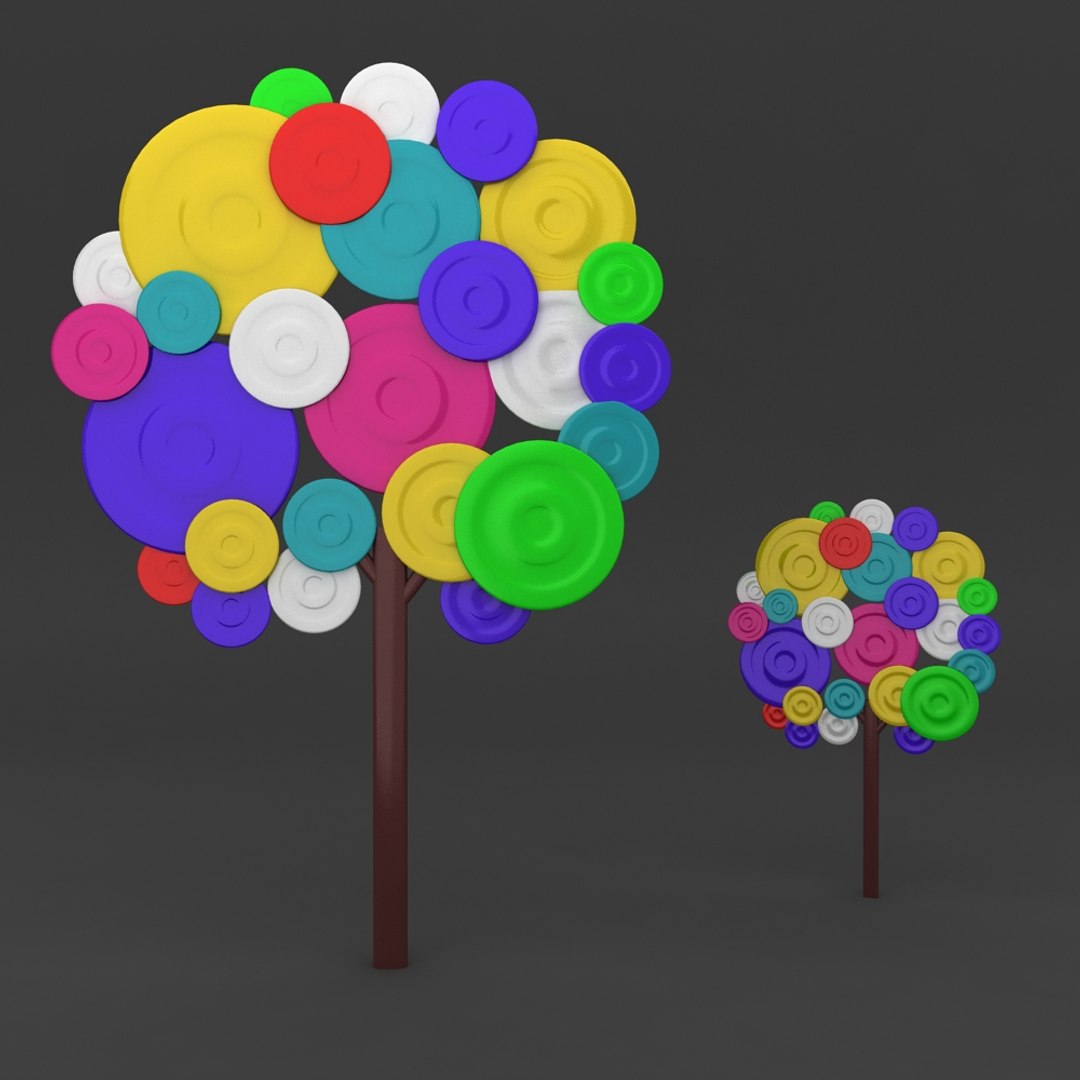 Cartoon Tree 3d Max