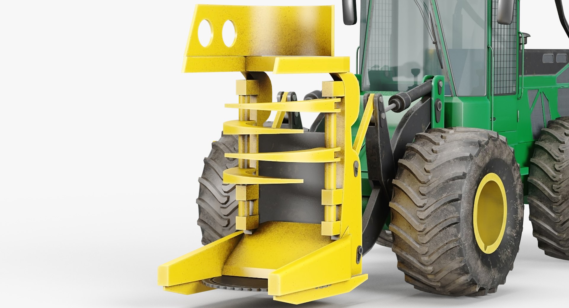 Feller Buncher 3D Model - TurboSquid 1293645