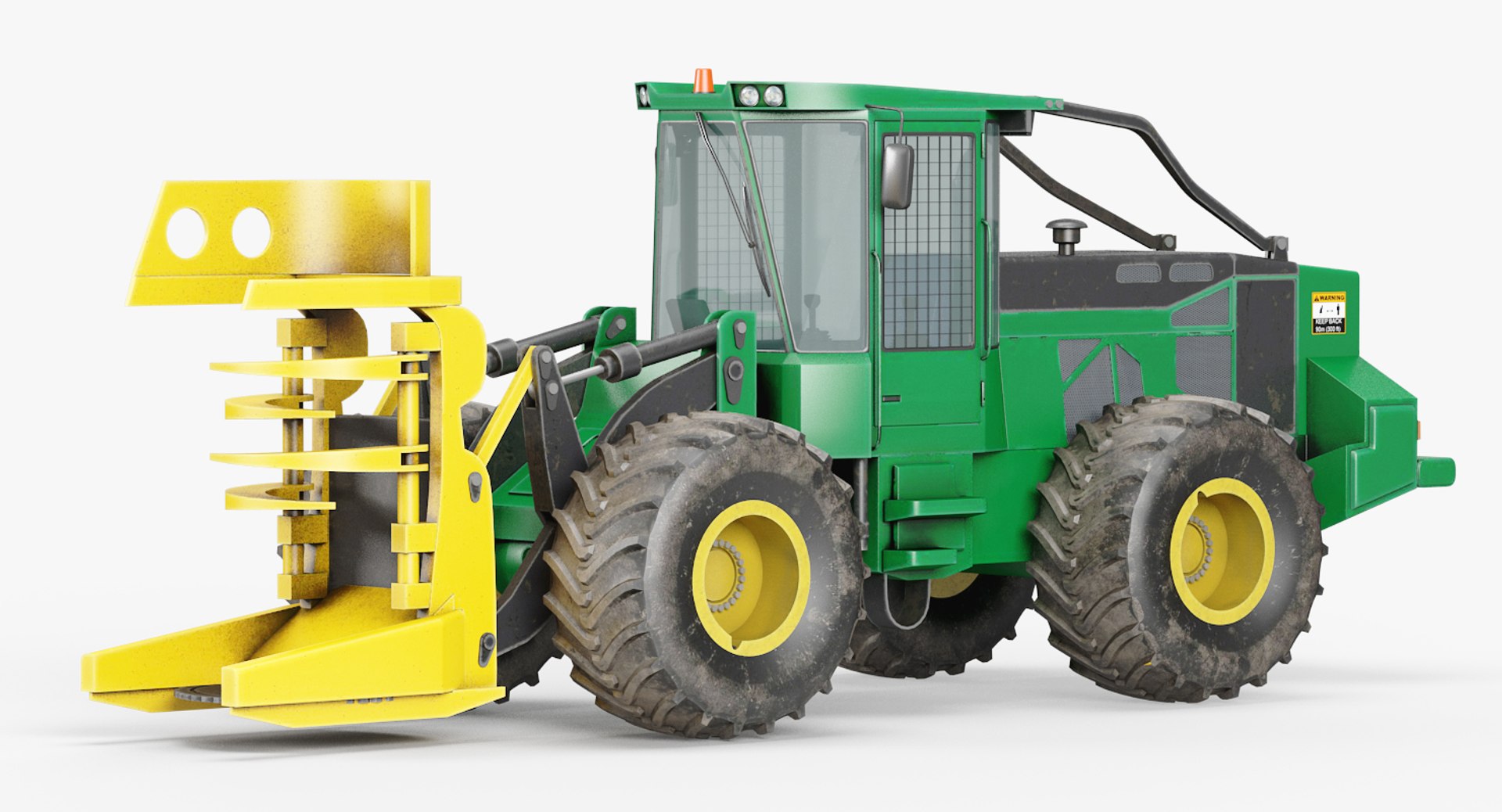 Feller Buncher 3D Model - TurboSquid 1293645