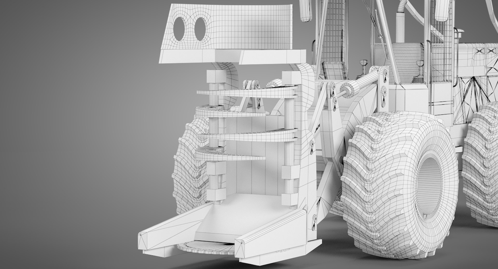 Feller Buncher 3D Model - TurboSquid 1293645