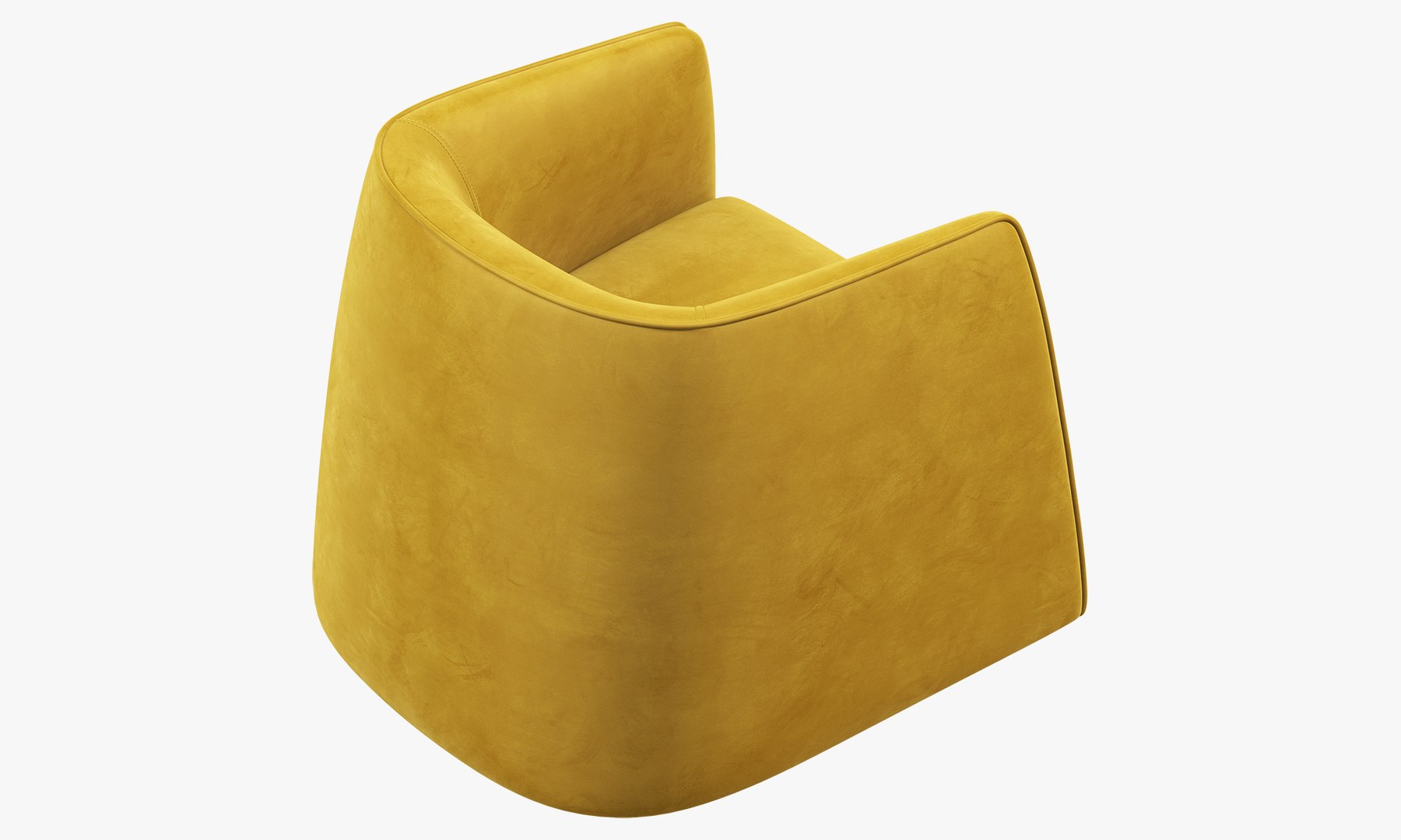 3D Joss And Main Yoren Upholstered Barrel Chair - TurboSquid 2067877