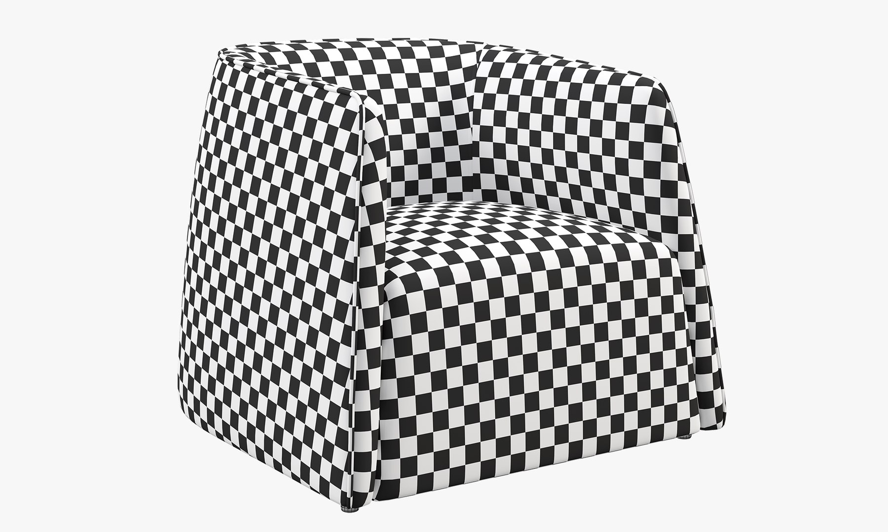 3D Joss And Main Yoren Upholstered Barrel Chair - TurboSquid 2067877