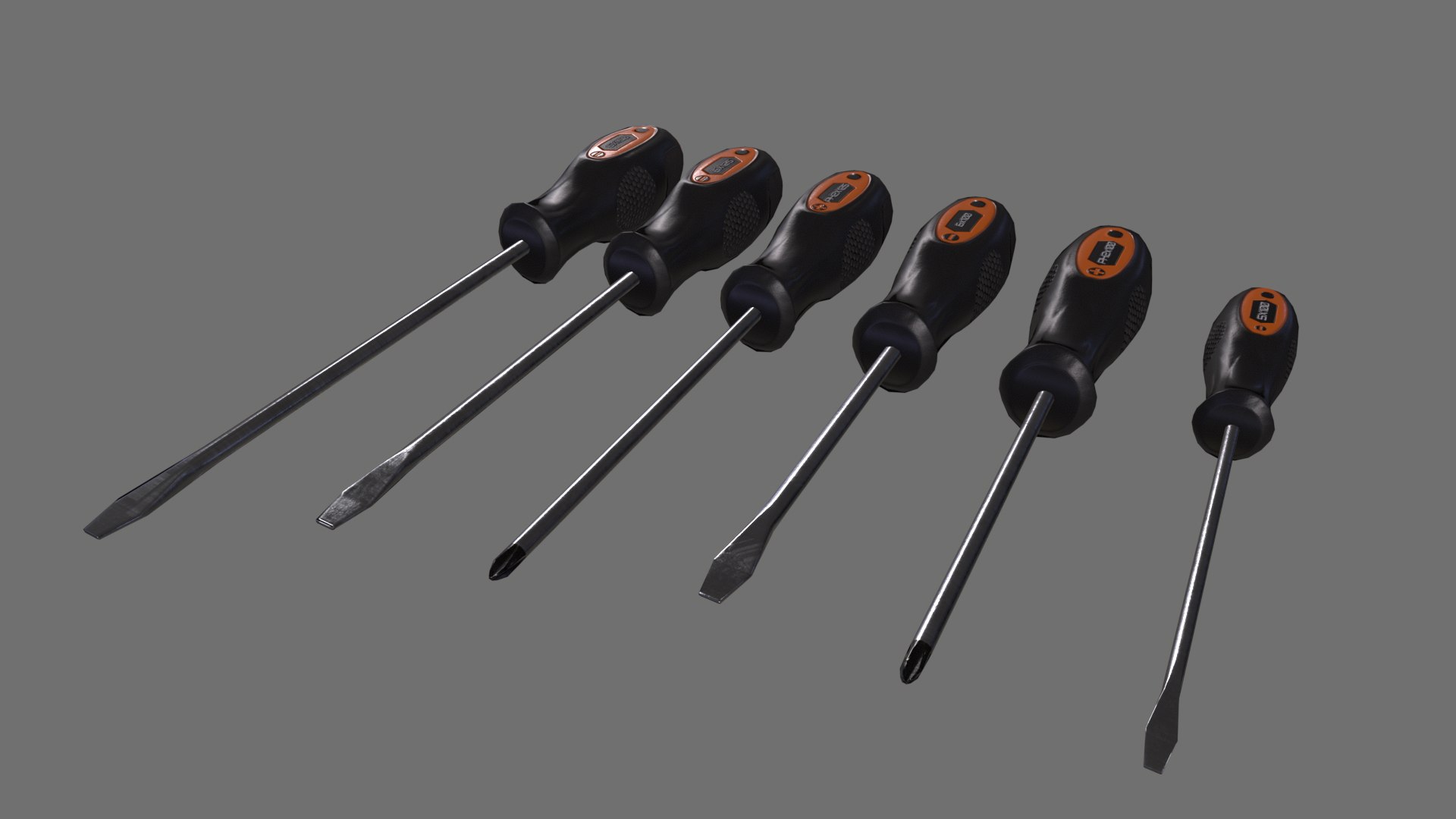Screwdriver Set model - TurboSquid 2027268
