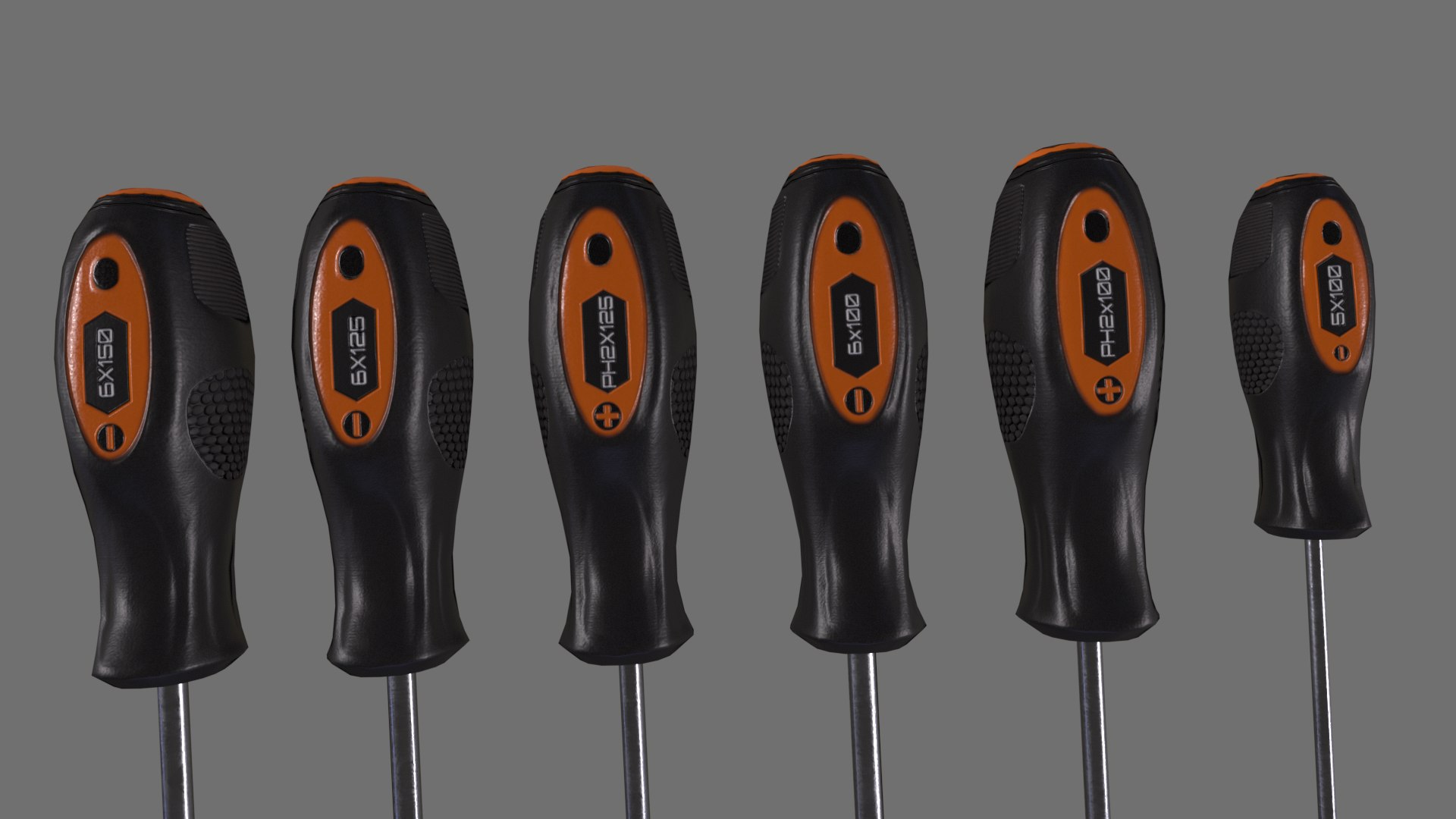 Screwdriver Set model - TurboSquid 2027268