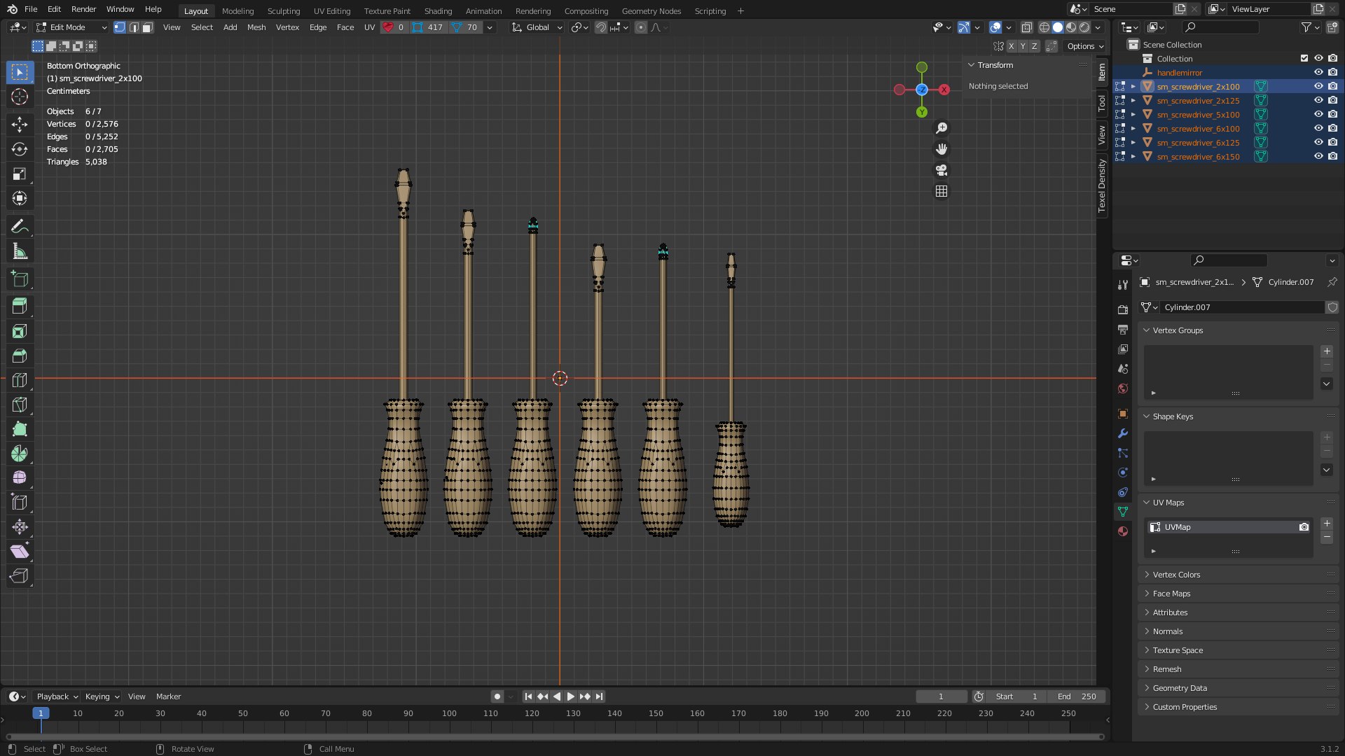 Screwdriver Set model - TurboSquid 2027268