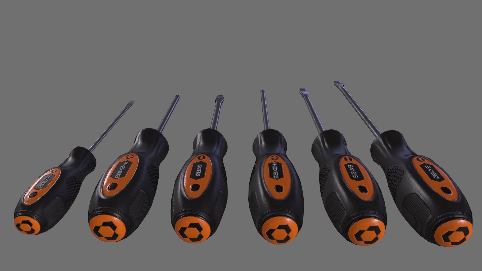 Screwdriver Set model - TurboSquid 2027268