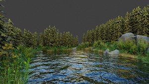 3D Pond Models - Browse & Download Formats - TurboSquid