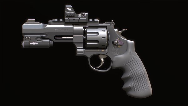 3D 357 Magnum Game Ready - TurboSquid 2011571