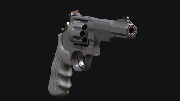 3D 357 Magnum Game Ready - TurboSquid 2011571