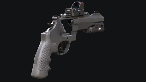 3D 357 Magnum Game Ready - TurboSquid 2011571