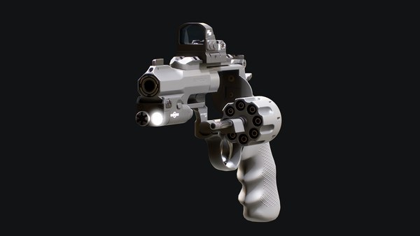 3D 357 Magnum Game Ready - TurboSquid 2011571