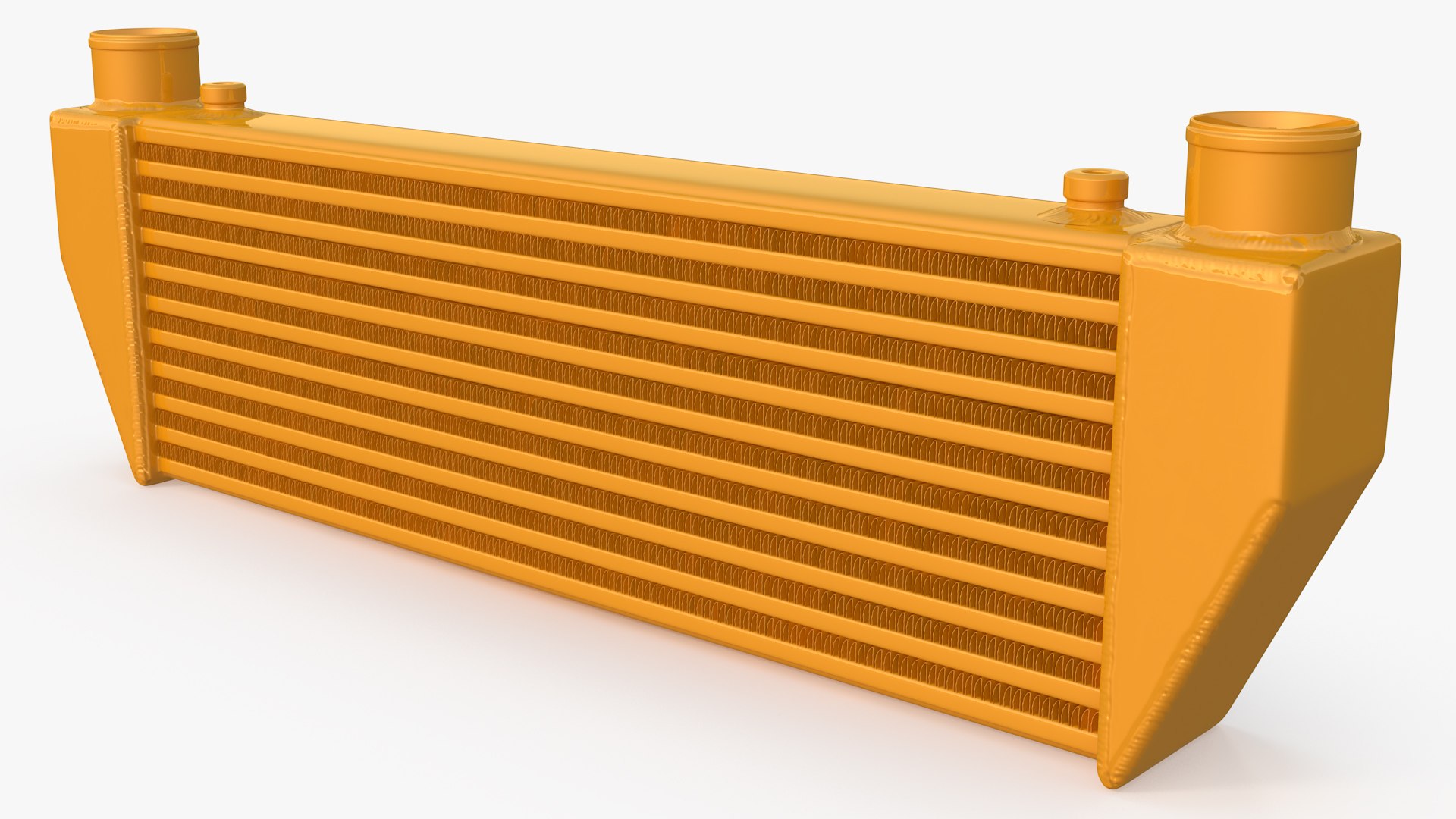 Mishimoto Gold Car Intercooler Up Side Pipes 3D - TurboSquid 1929780