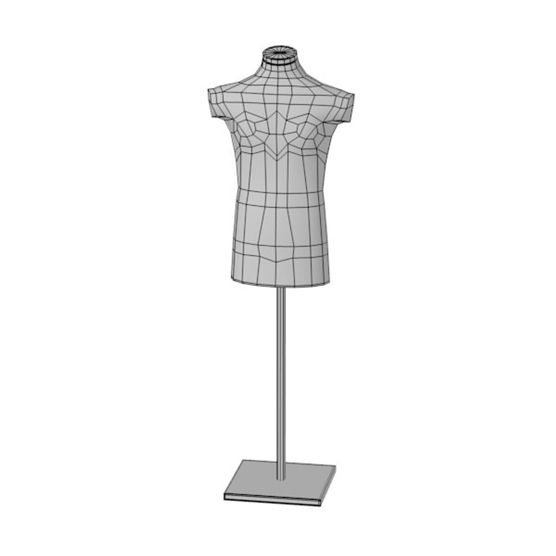 3d model shop dummy