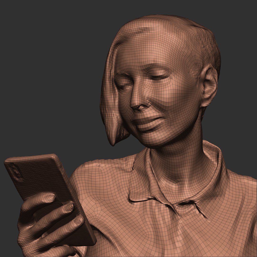 Pretty Woman Using Phone 354 3D Model - TurboSquid 1930718