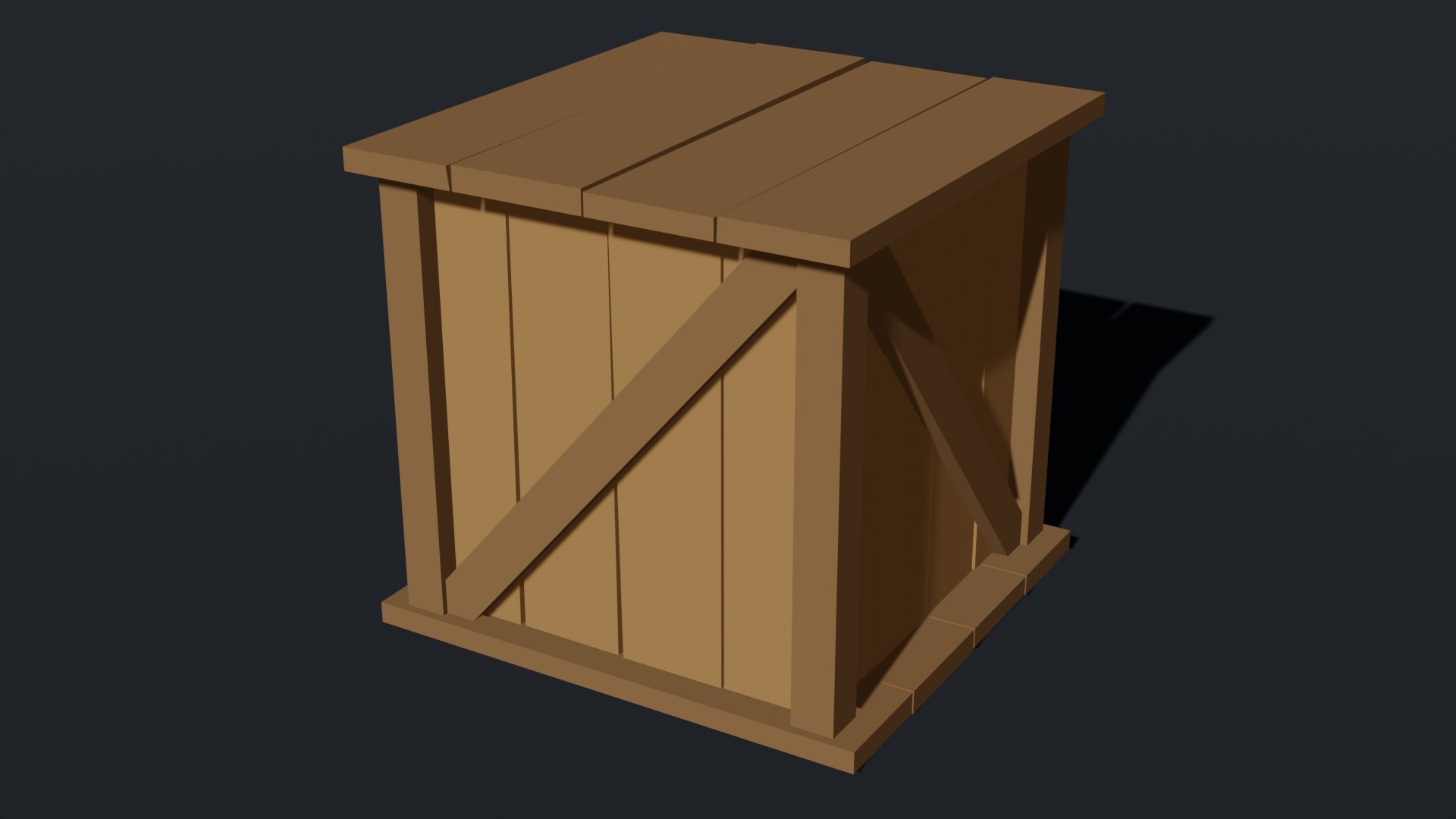 Low Poly Crates 3D Model - TurboSquid 1825563