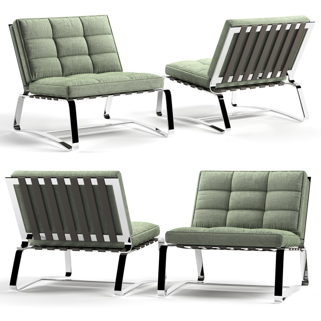 3D Chair Minotti - TurboSquid 1405128