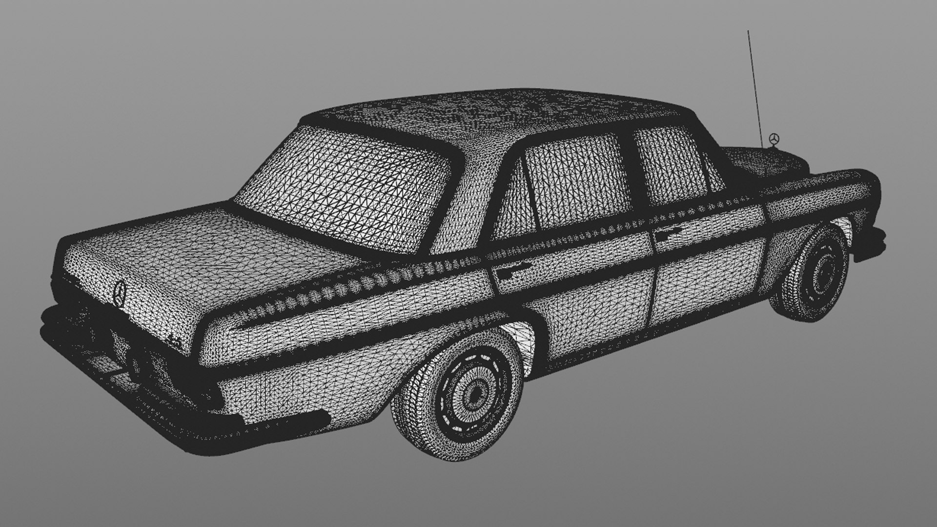 3D Mercedes-Benz S-class 280 SEL W108 - TurboSquid 2357719
