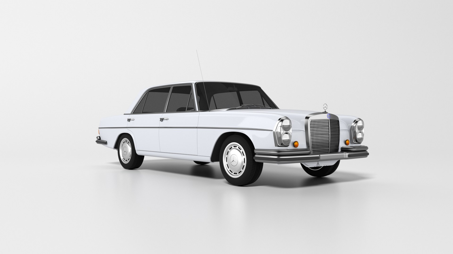 3D Mercedes-Benz S-class 280 SEL W108 - TurboSquid 2357719