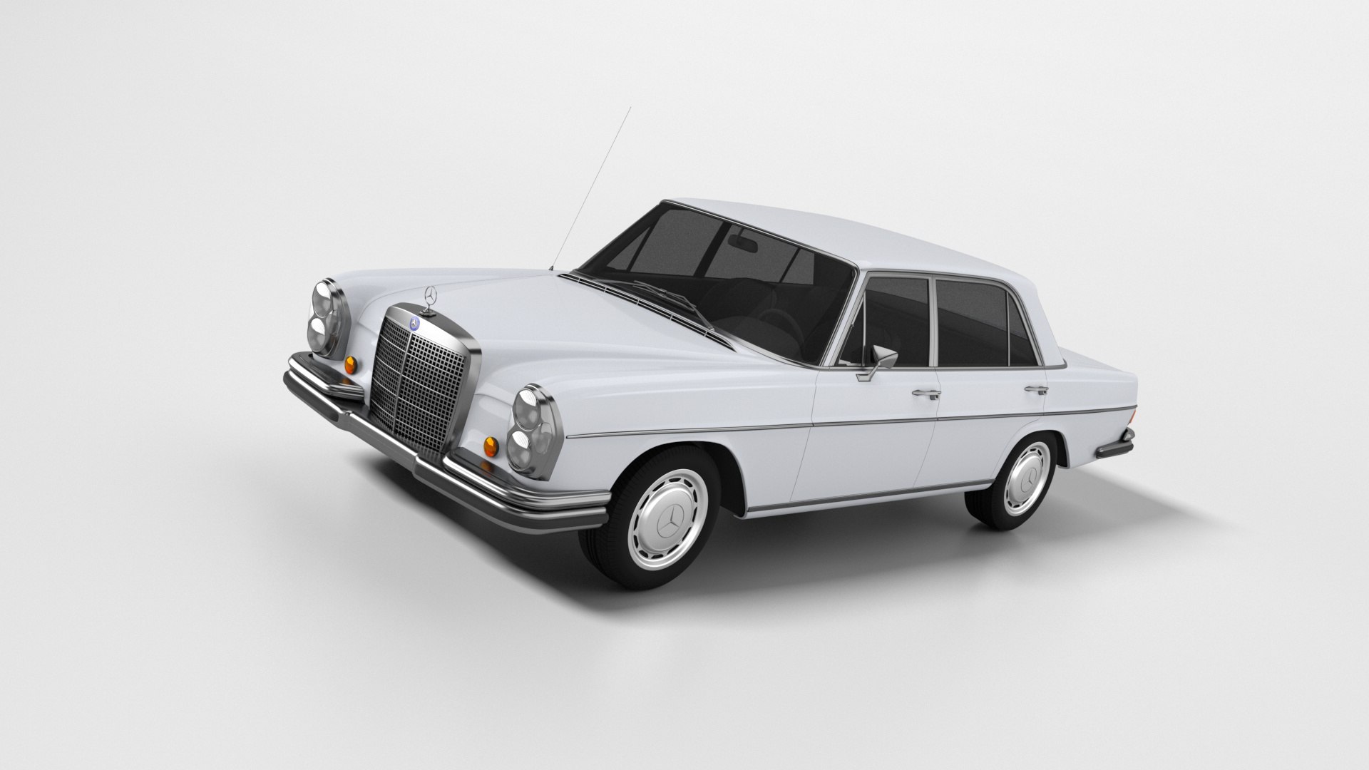 3D Mercedes-Benz S-class 280 SEL W108 - TurboSquid 2357719