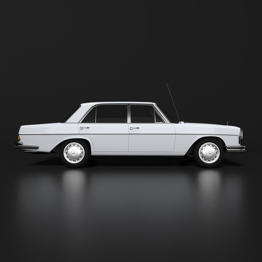 3D Mercedes-Benz S-class 280 SEL W108 - TurboSquid 2357719
