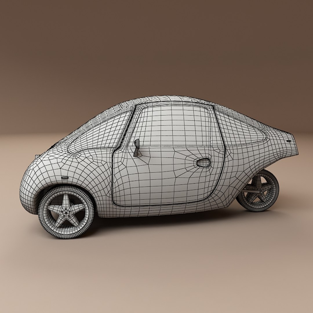 3dsmax green vehicle car triac