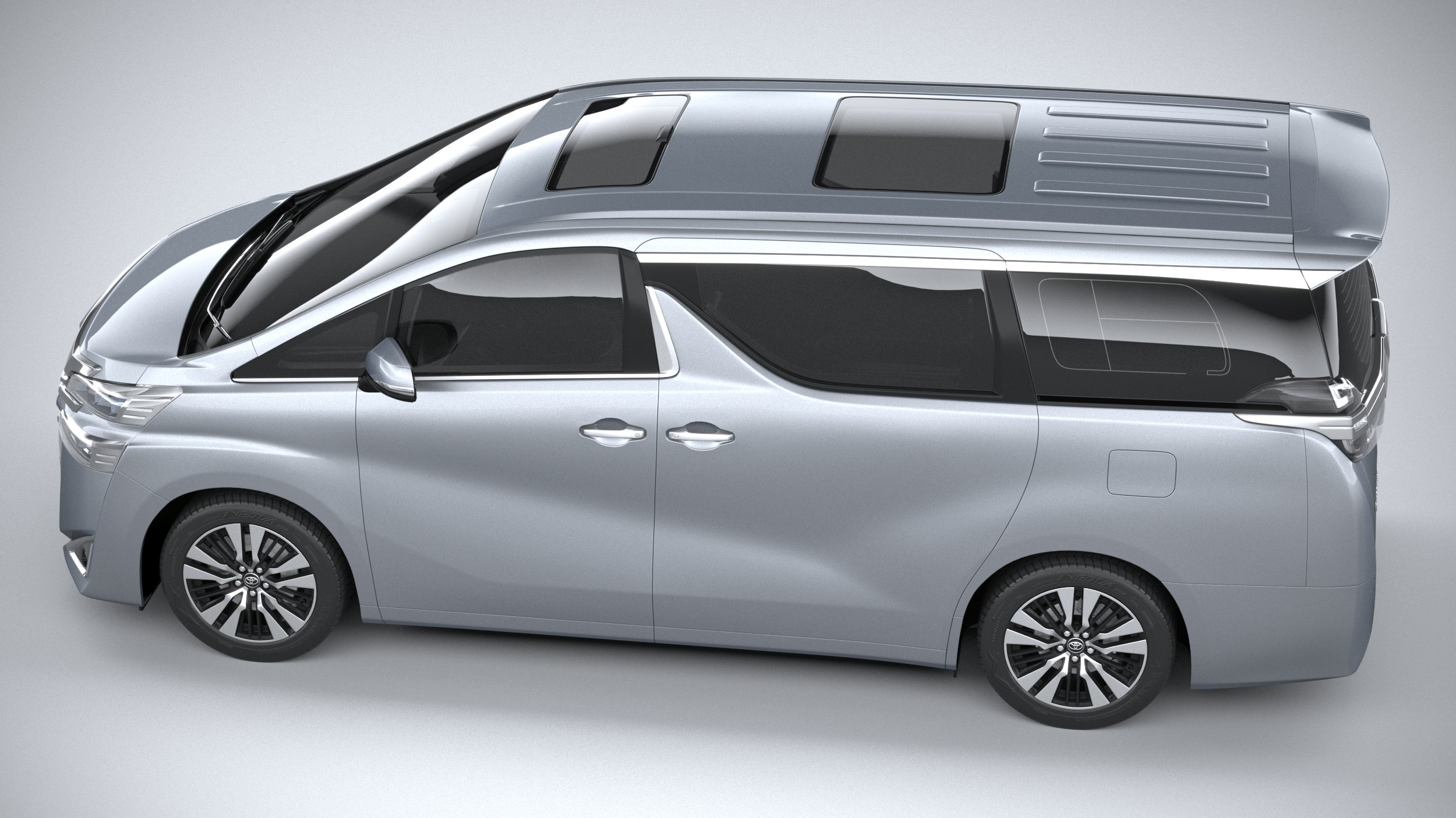 modelo 3d Toyota Vellfire base 2023 - TurboSquid 2030752
