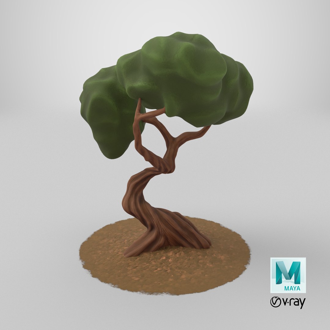 3D Stylized Tree V5 - TurboSquid 2037369
