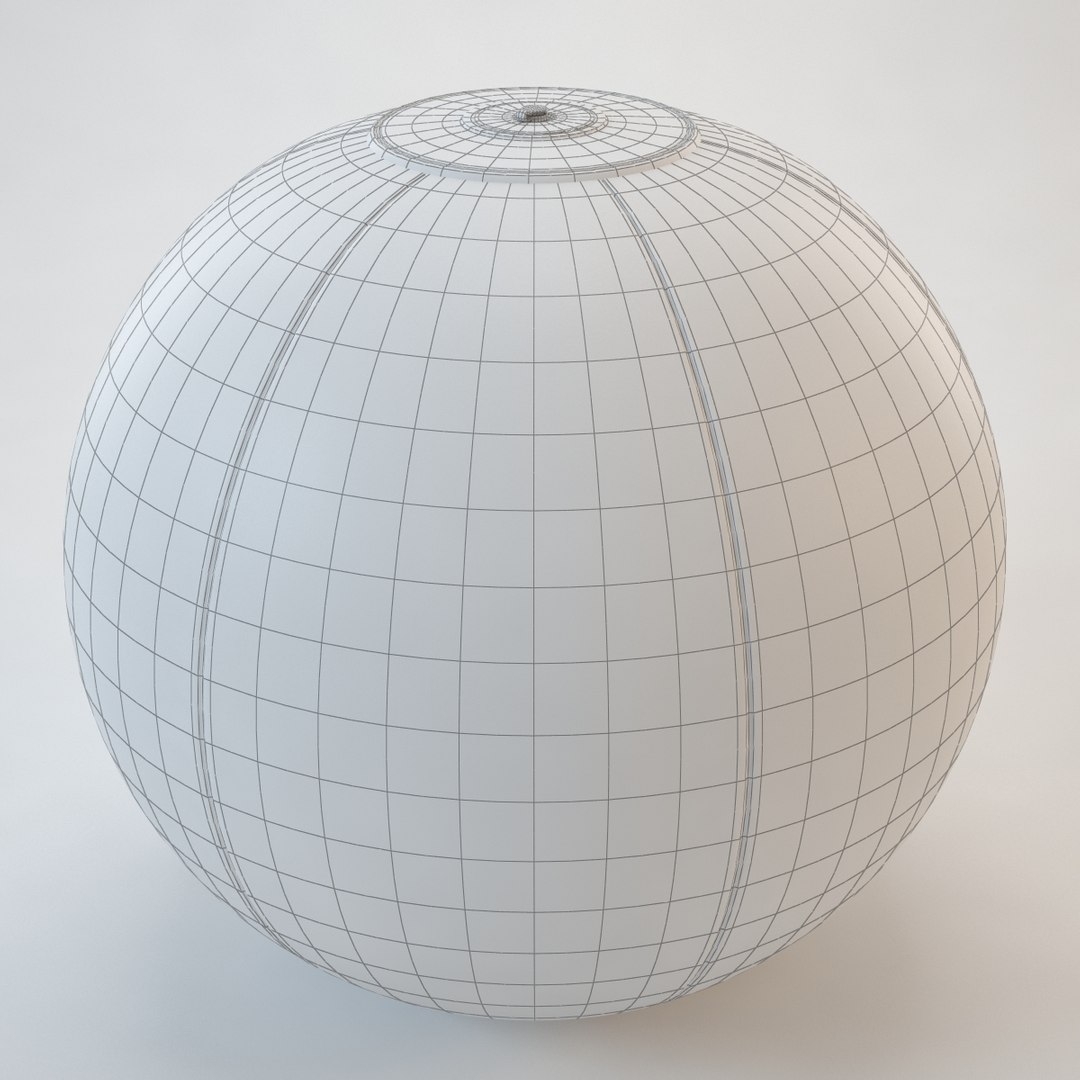 Inflatable Beach Ball 3D Model - TurboSquid 1429006