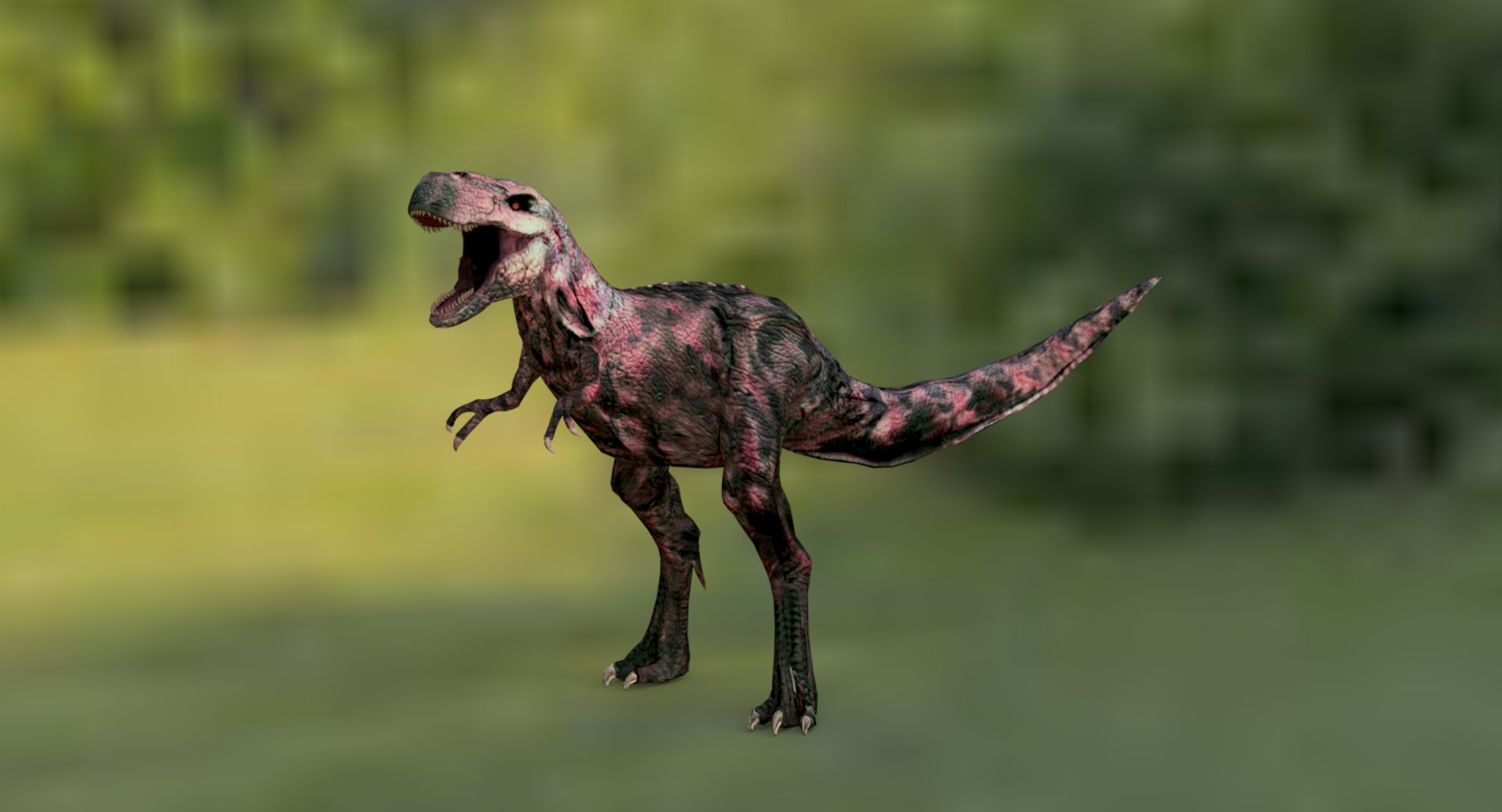 3D Raptor T-rex Dinosaur - TurboSquid 1276547
