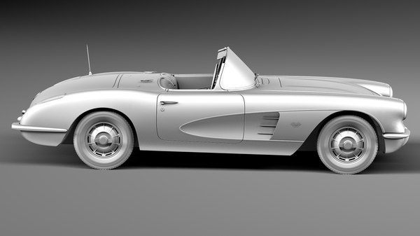 modelo 3d Chevrolet Corvette 1958 - TurboSquid 917504