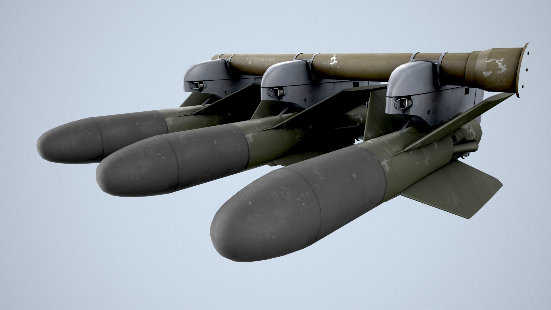 AGM-22 Missiles 3D Model - TurboSquid 2424253